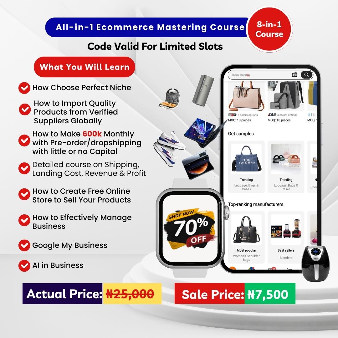 All-in-one E-commerce Mastering Course – GEA